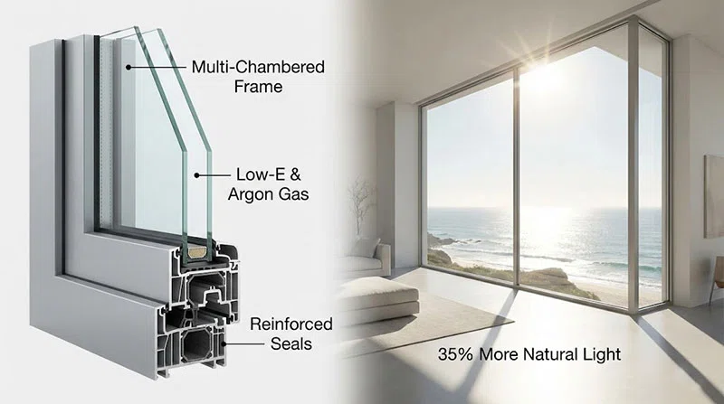 Custom Aluminum & uPVC Windows & Doors Manufacturer | Superwindowhouse